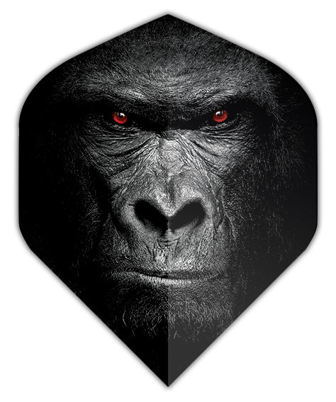 Gorilla 100 Micron Standard No2 Shape Dart Flights – Bully Darts