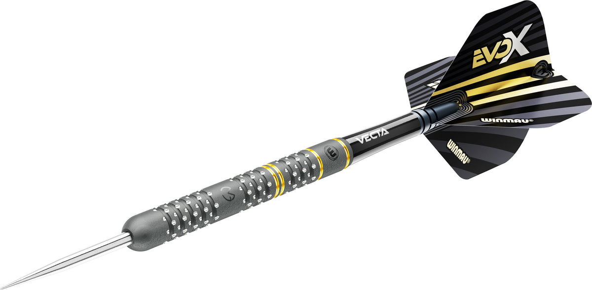 Winmau MVG Evo-X Steel Tip Darts 2025 - 90% Tungsten - 22.5g – Bully Darts