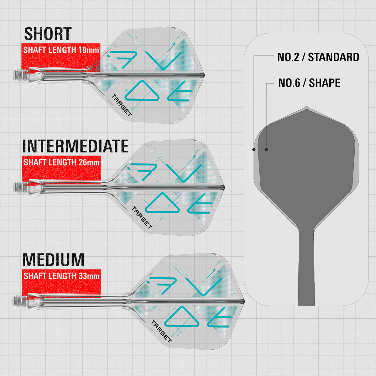 Target K-Flex - Rove - Flight & Stem System - Standard - No6 – Bully Darts
