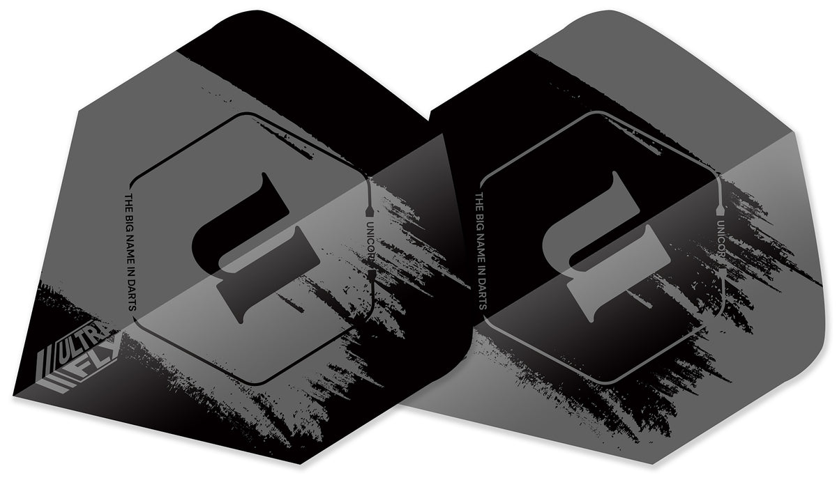 Unicorn Ultrafly.100 - Team - Big Wing - Grey - Dart Flights – Bully Darts