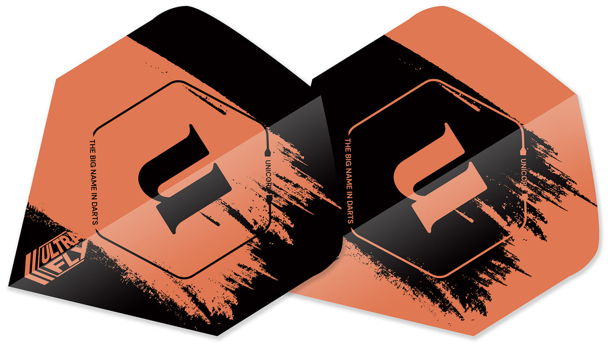 Unicorn Ultrafly.100 - Team - Big Wing - Orange - Dart Flights – Bully ...