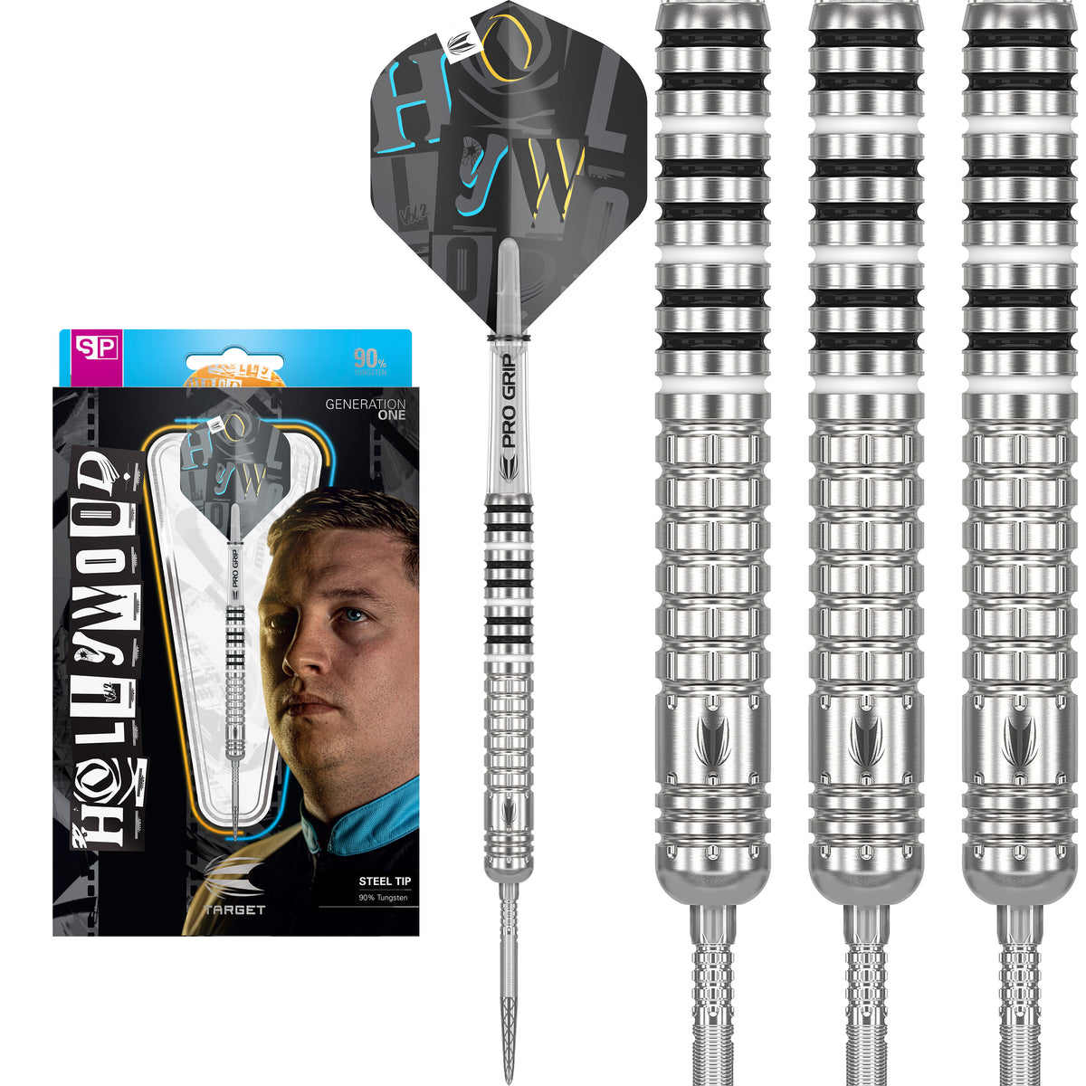 Target Chris Dobey - Hollywood - 90% Tungsten Darts - Swiss Point - 22 ...