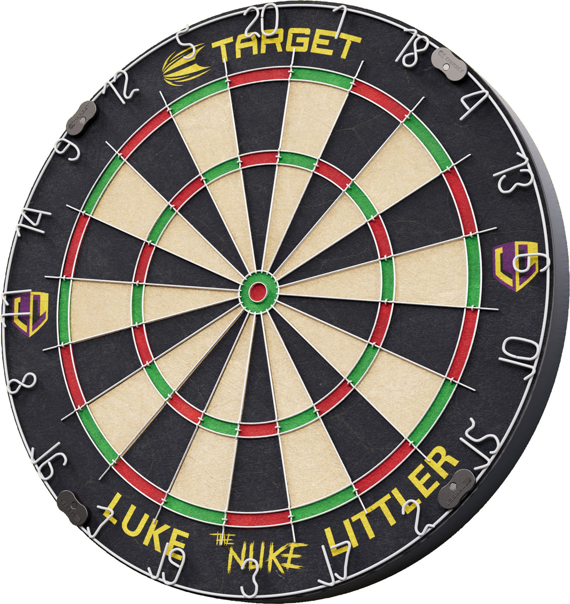 Target Luke' The Nuke' Littler Cabinet & Dartboard Set 2024 – Bully Darts