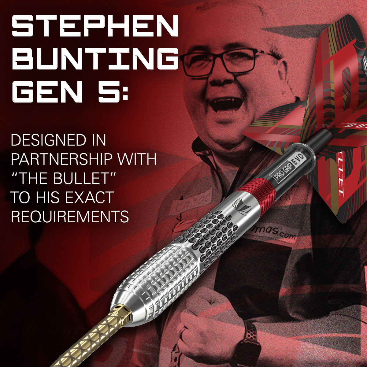 Target Stephen Bunting Gen 5 95% Tungsten SP Steel Tip Darts 2024 - 18 ...