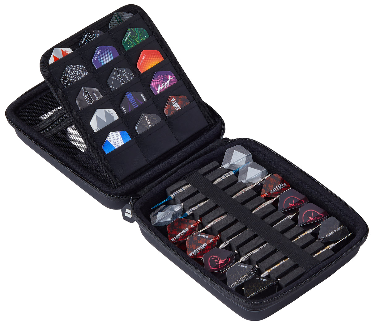 Unicorn Ultra Dart Case - Black - XXL - Holds 4 Sets Of Darts – Bully Darts