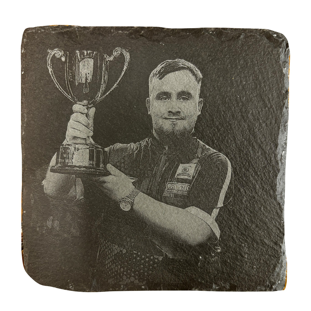 Slate Coaster - Luke 'The Nuke' Littler