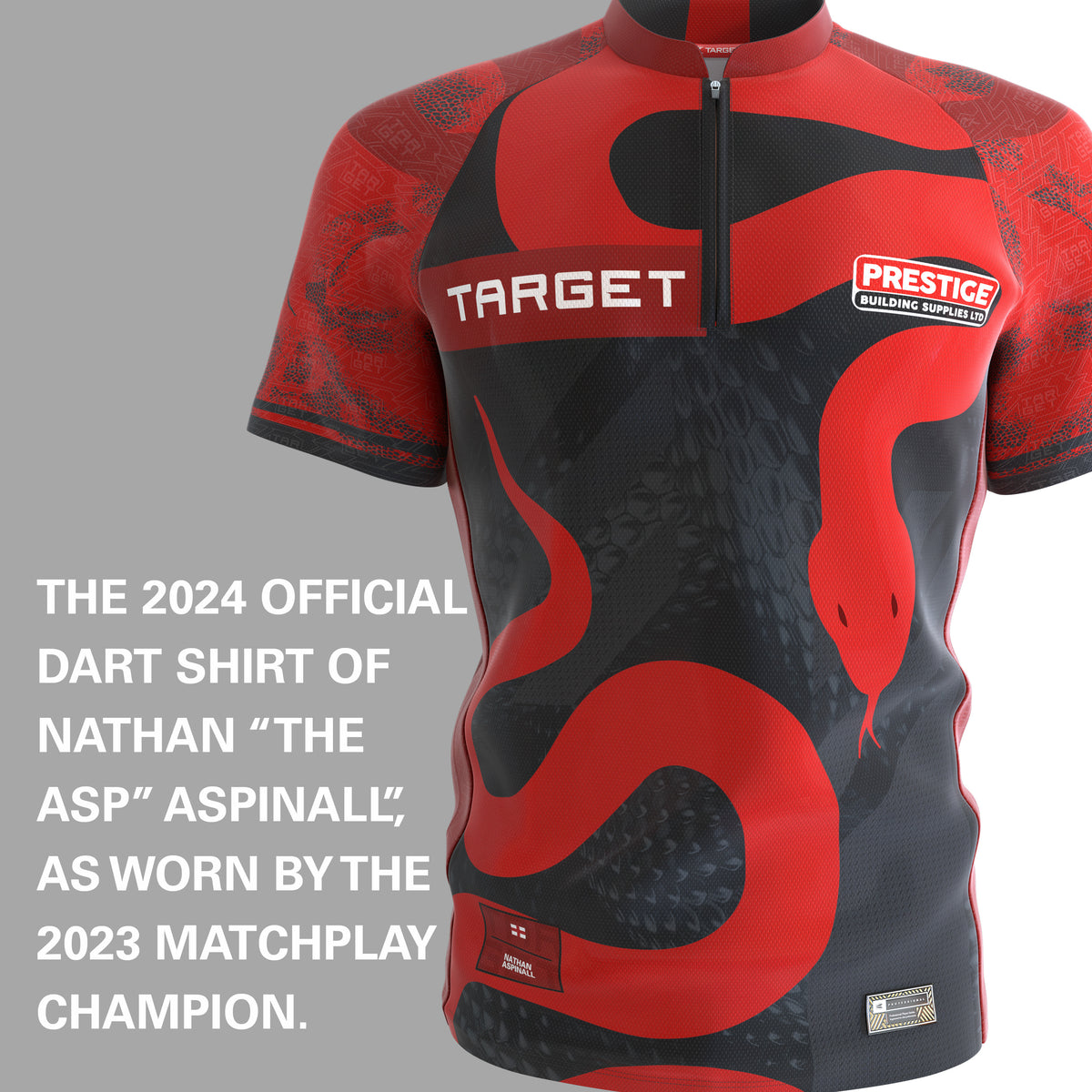 Target Nathan 'The Asp' Aspinall Darts Shirt - S to 4XL - 2024 – Bully ...