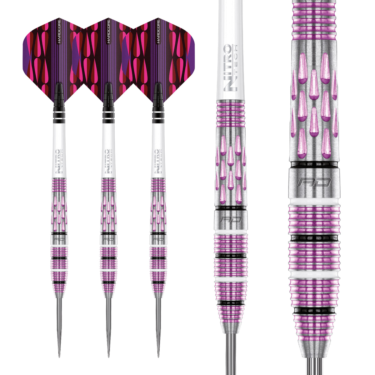 Red Dragon Artura 1 - Pink - 90% Tungsten Darts -24g 26g – Bully Darts