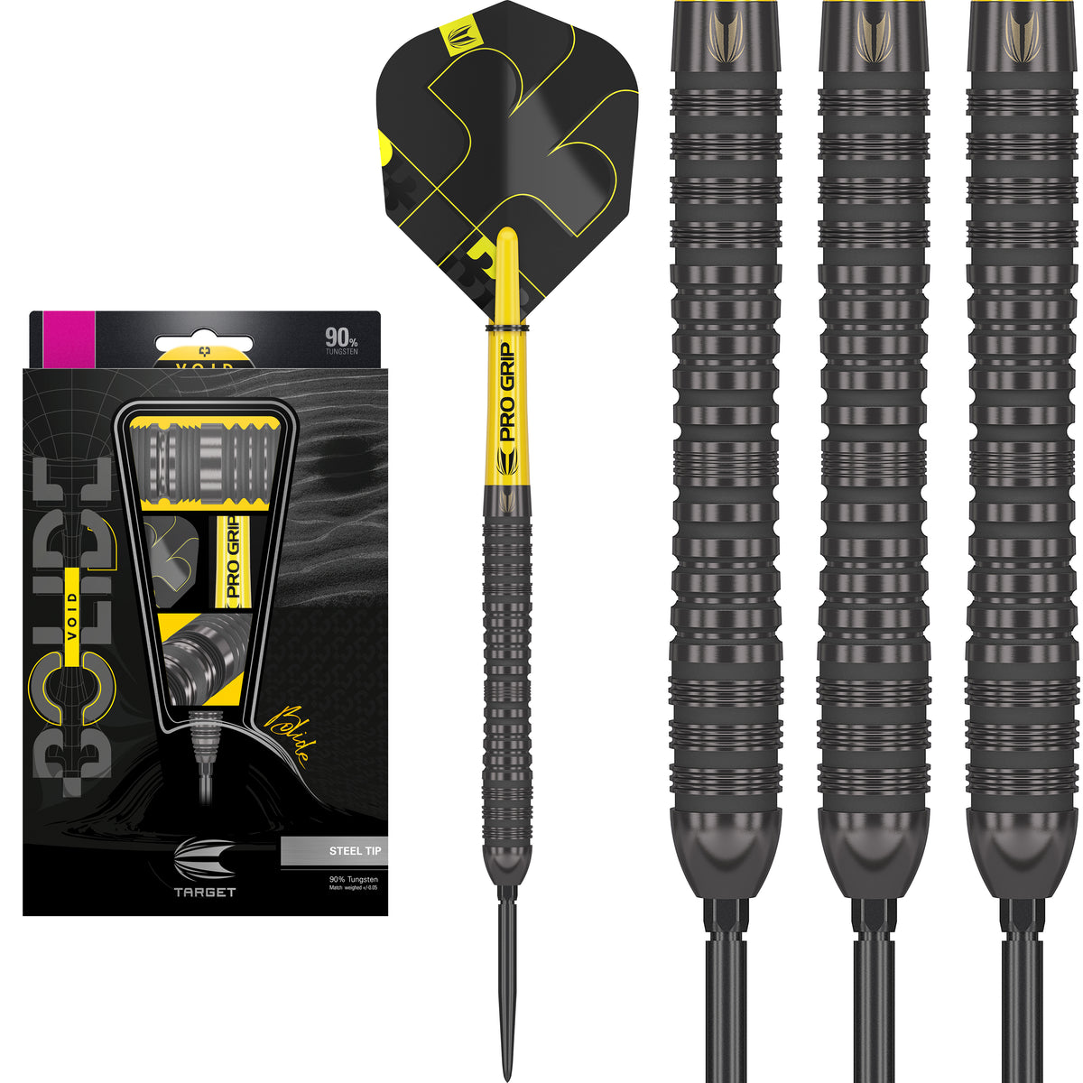 Target Bolide Void 04 - 90% Tungsten Darts - Swiss Point - 21g 23g 25g ...