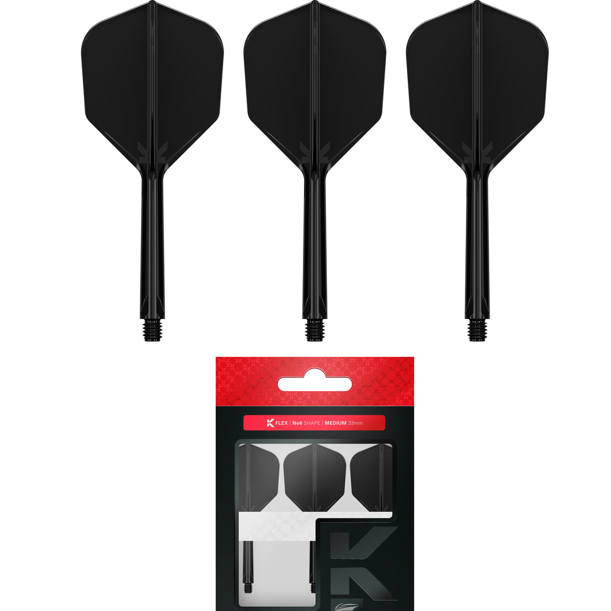 Target K-FLEX Flight & Stem System - Black – Bully Darts