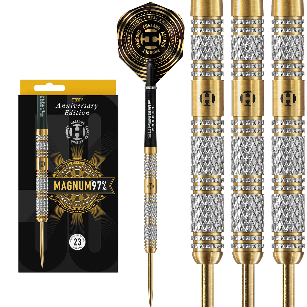 Harrows Magnum - 50th Anniversary Edition - 97% Tungsten Darts - 21g 2