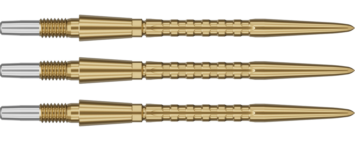 Target Swiss Storm Surge - Gold - Dart Points - 26mm 30mm 35mm – Bully ...