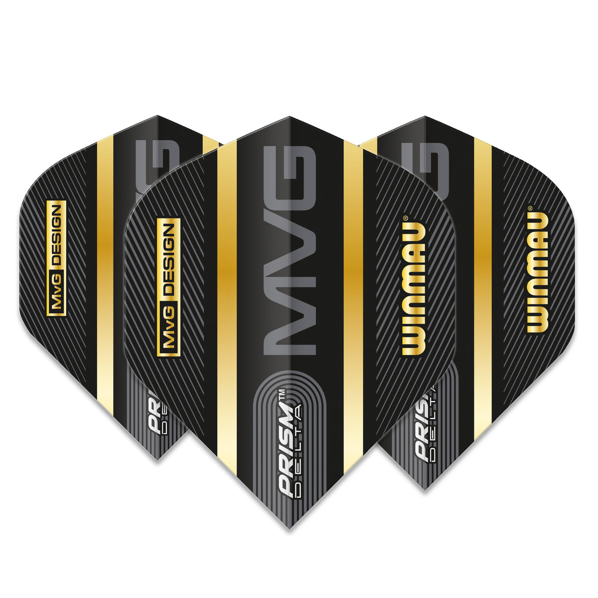 Winmau MVG Prism Delta Dart Flights - Extra Thick - 100 Micron - Trilo ...
