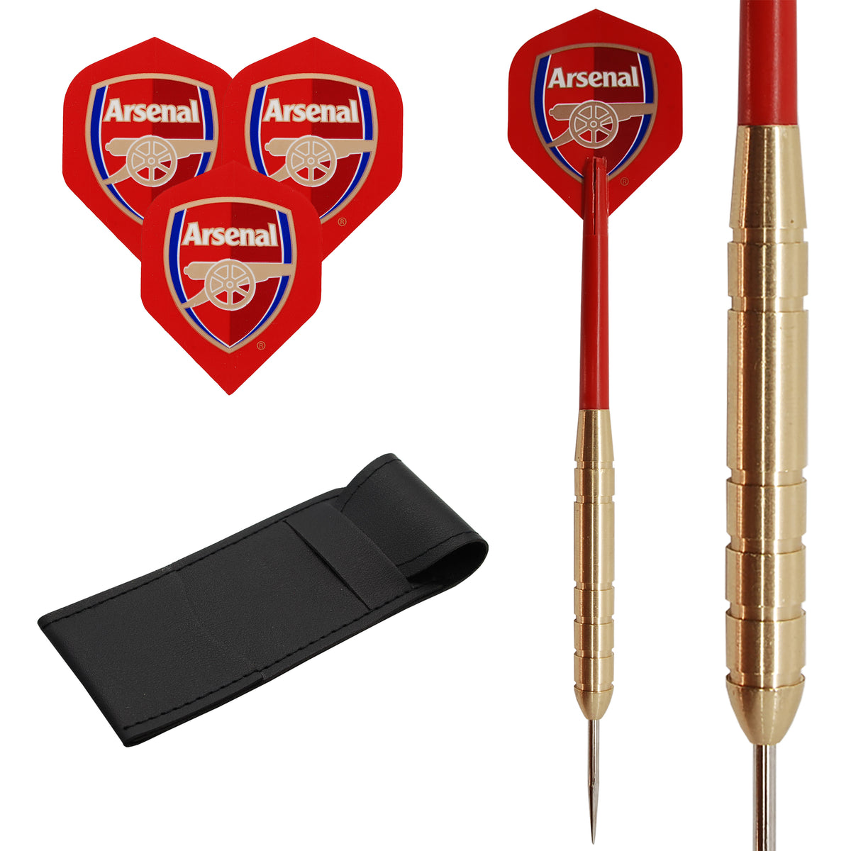 21g Red Arsenal Brass Darts – Bully Darts