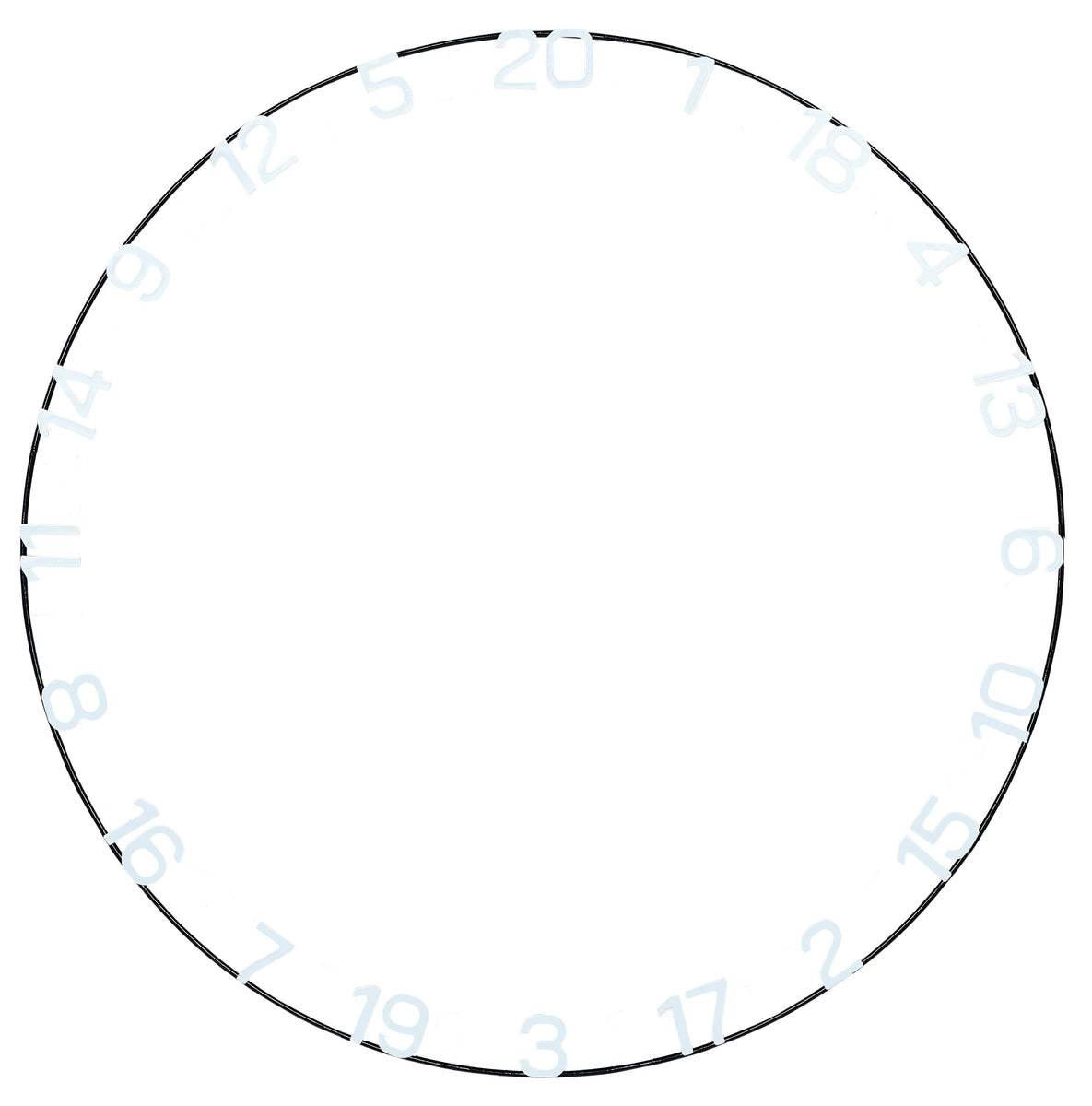 Unicorn Eclipse Ultra-Vis Metal Number Ring - Large Numbers – Bully Darts