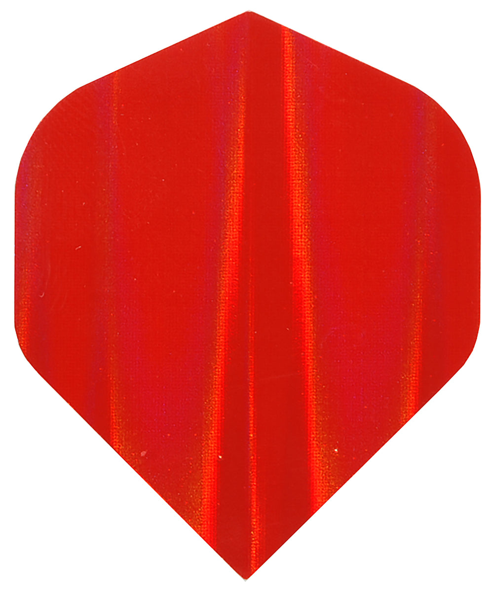 Plain Red Holographic Flight – Bully Darts