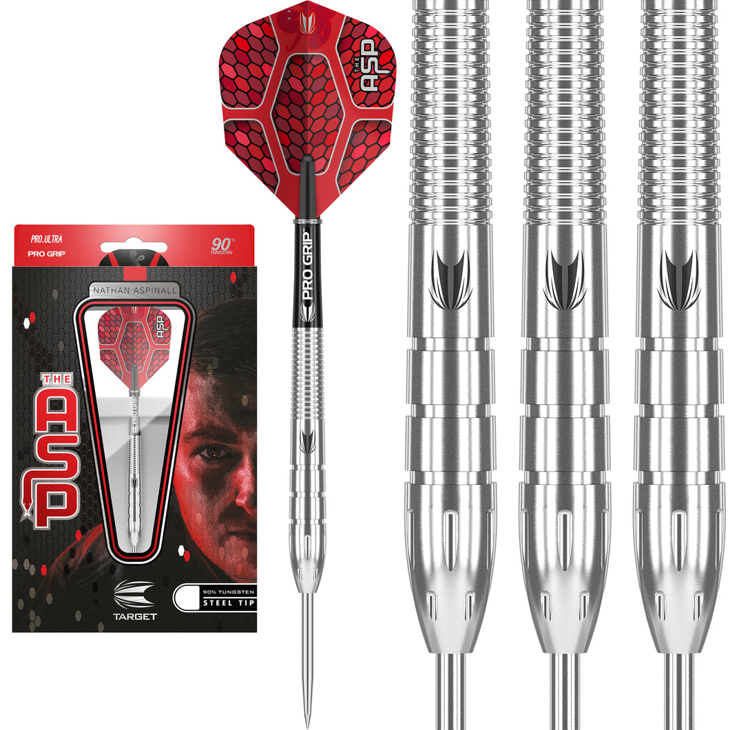 Target Nathan 'The Asp' Aspinall - 90% Tungsten Darts - 22g 24g 26g ...