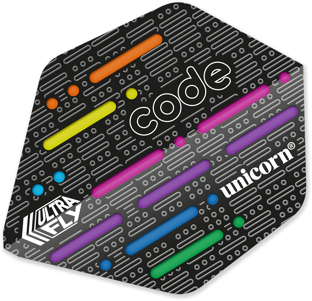 Unicorn UltraFly - Code - DNA - Dart Flights - 75 Micron - AR2 - Stand ...