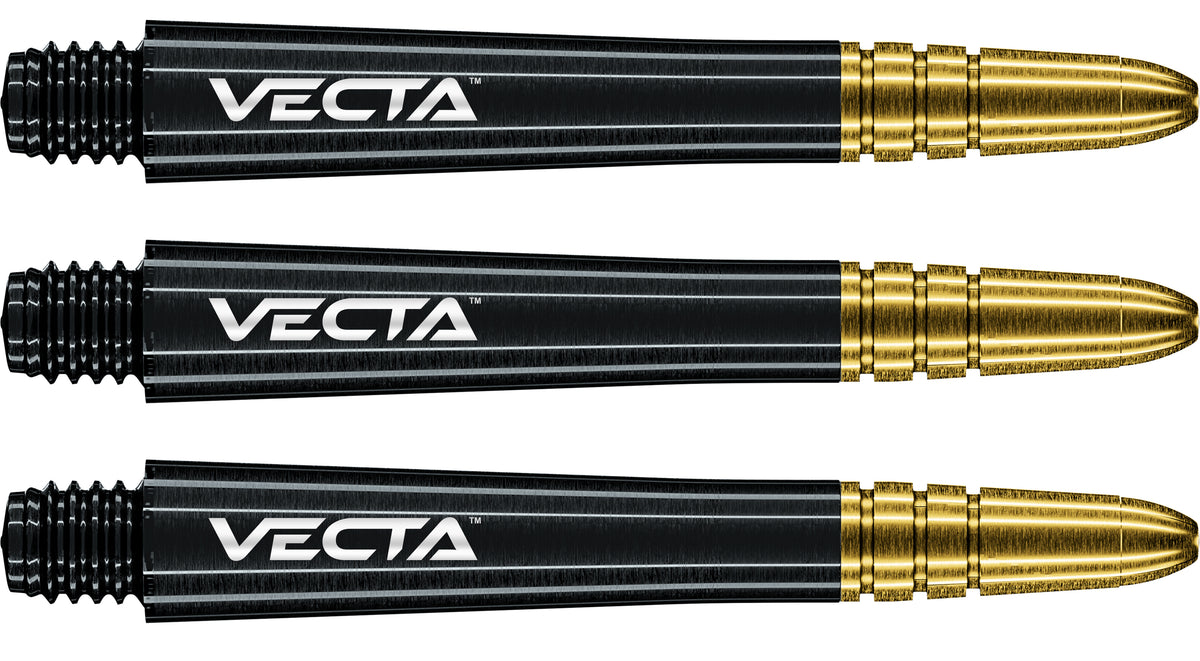 Winmau Vecta Dart Stems - Polycarbonate Base - Aluminium Top - Gold ...