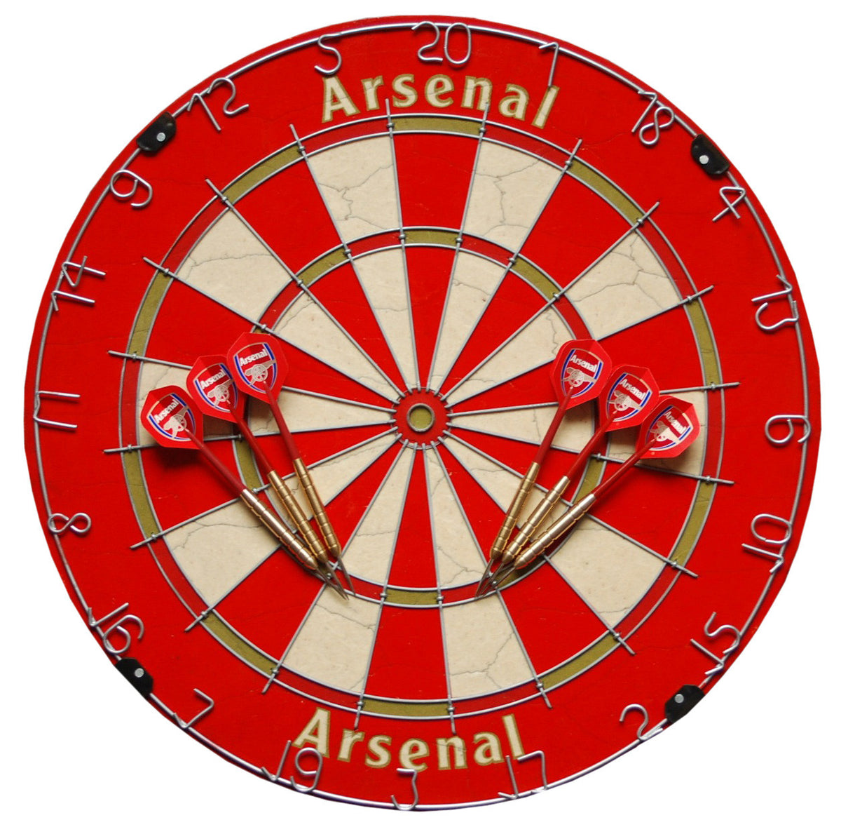 Official Arsenal FC Football Club Dartboard – Bully Darts